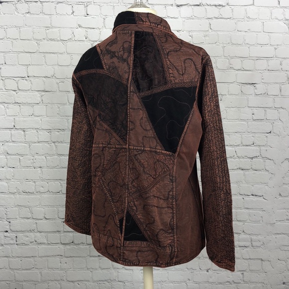 Parsley & Sage | Jackets & Coats | Reversible Brown Quilted Jacket ...